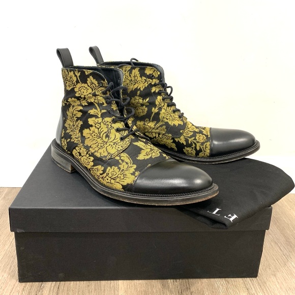 Taft | Shoes | Taftthe Jack Boot In Golden Floral | Poshmark